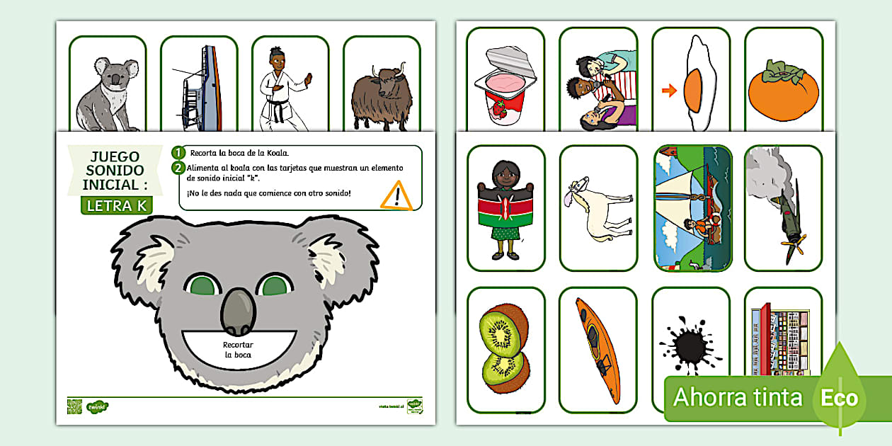 Juego: Sonido Inicial Letra K (teacher made) - Twinkl