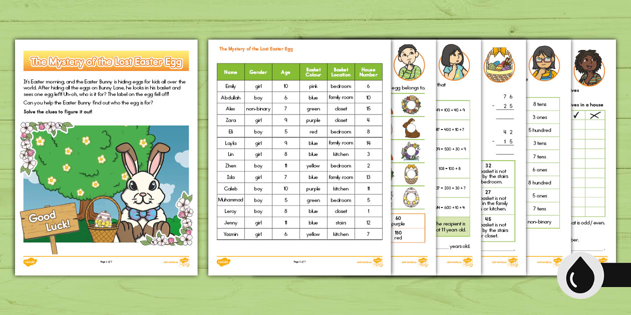 The Mystery of the Lost Easter Egg - Primary - Twinkl