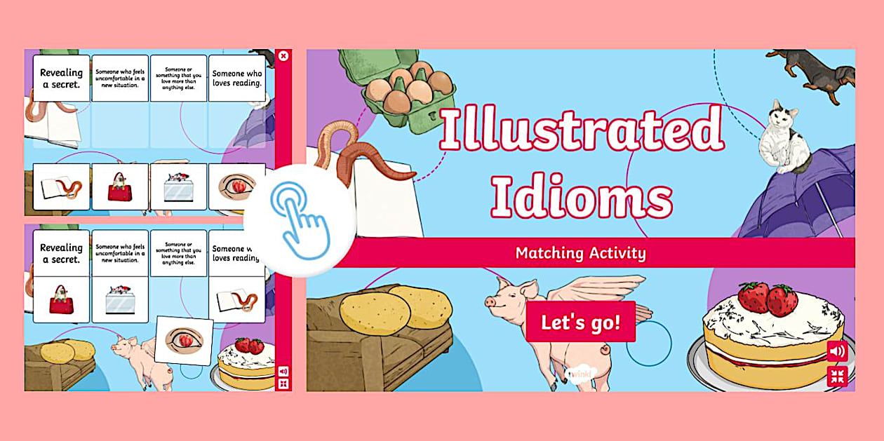 Illustrated Idioms Matching Game - English (Teacher-Made)