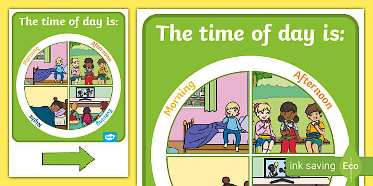Time of Day Chart Activity (teacher made) - Twinkl
