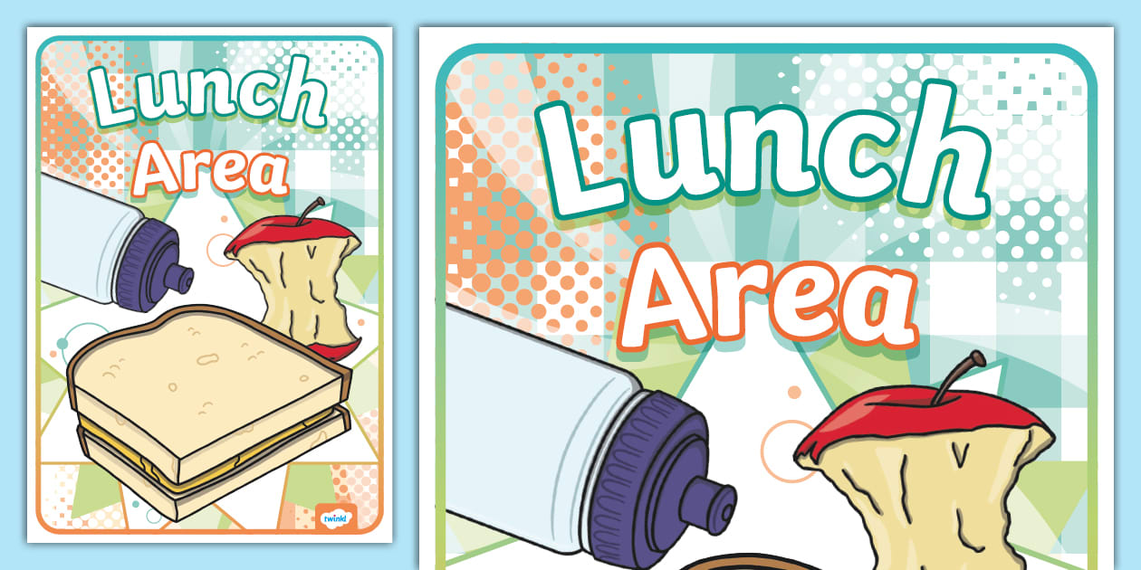 Lunch Area Display Sign - Twinkl Display (professor feito)