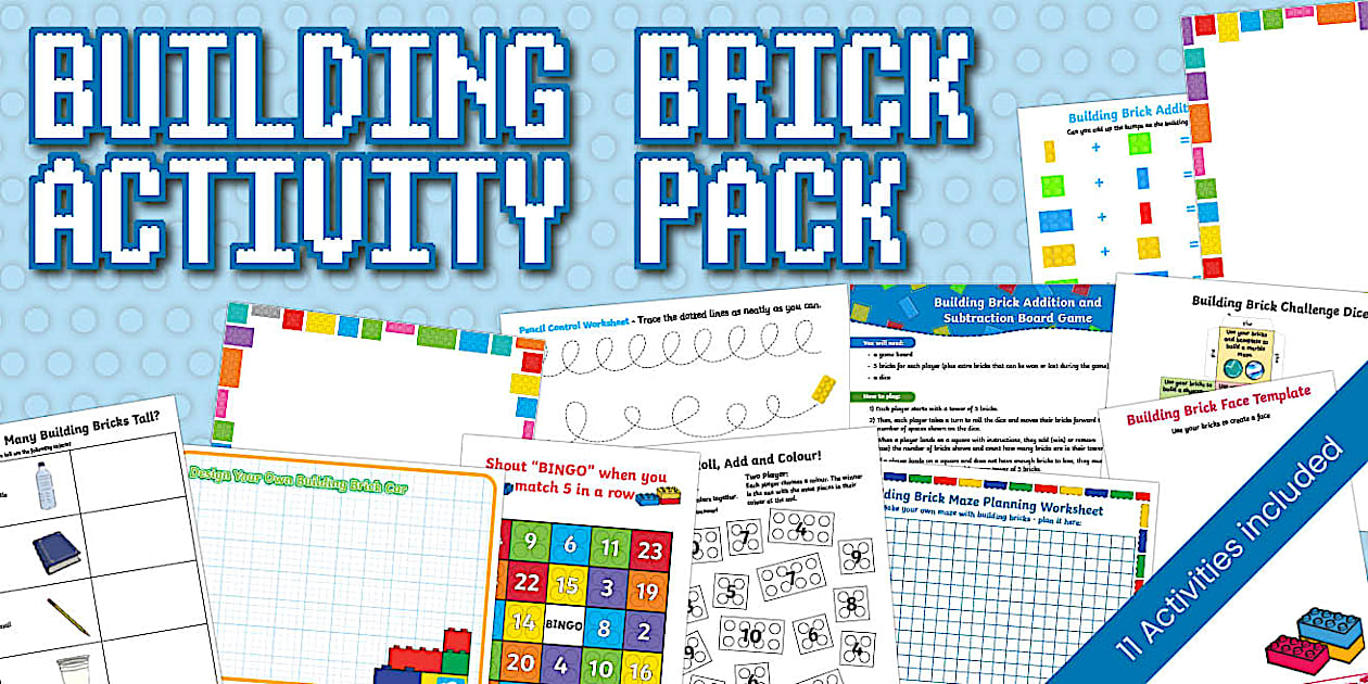 Building Brick Activity Pack