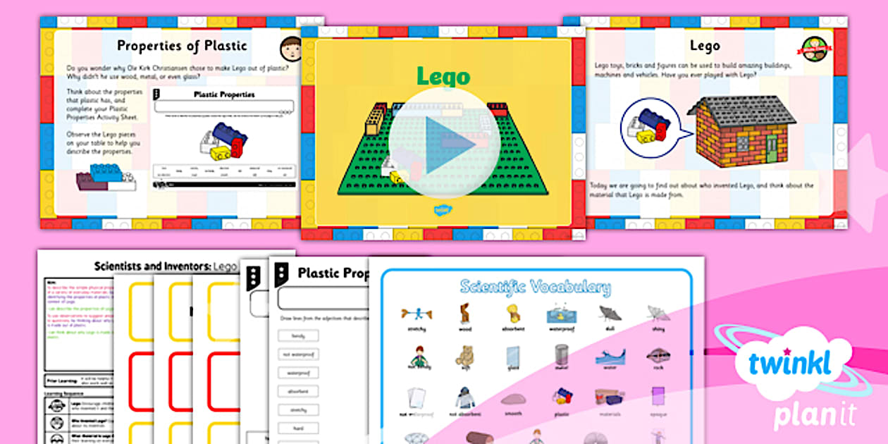Science: Scientists and Inventors: Lego Year 1 Lesson Pack 1