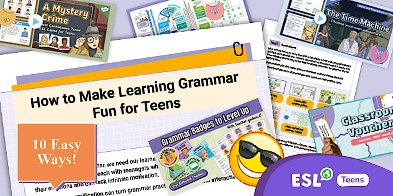 Fun Grammar Lessons for Teens [Teens]