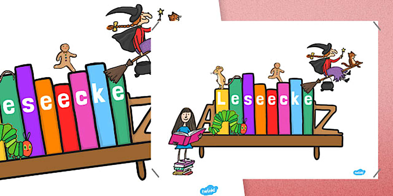 Reading Corner Display Poster German - Twinkl