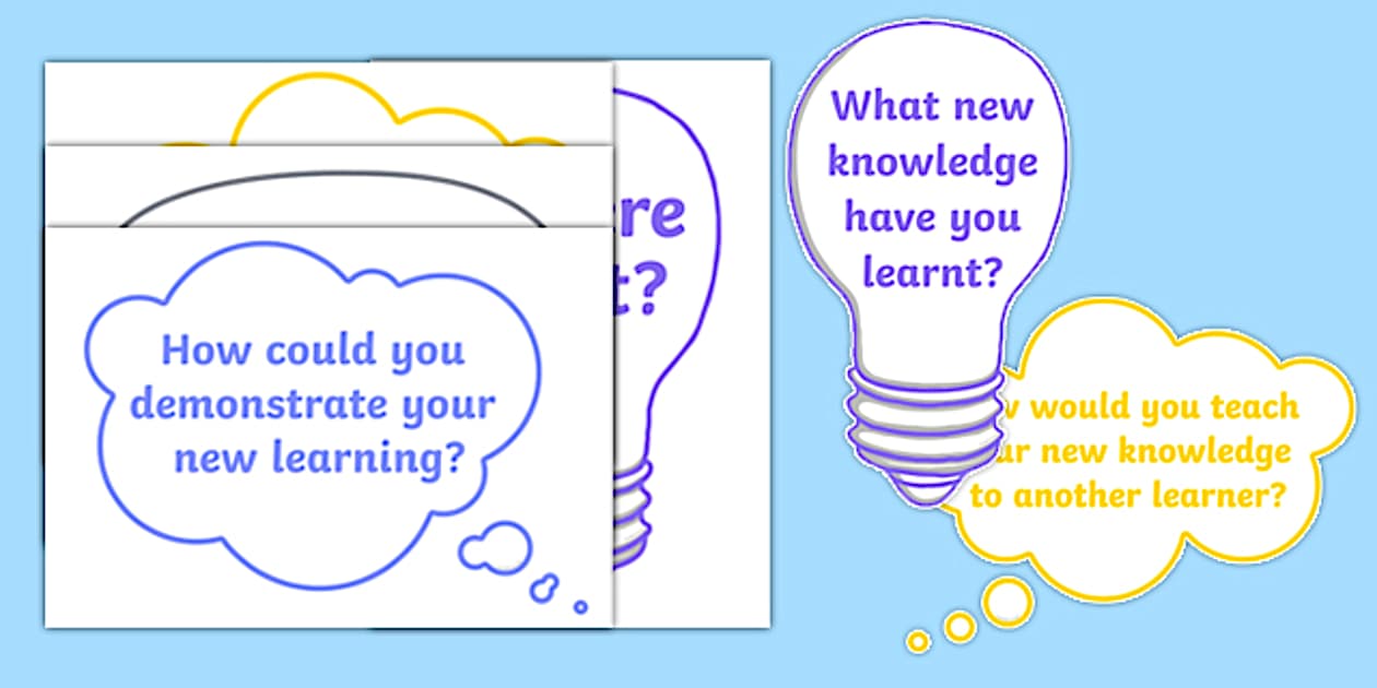 Learning Questions Display - Classroom Questions in English