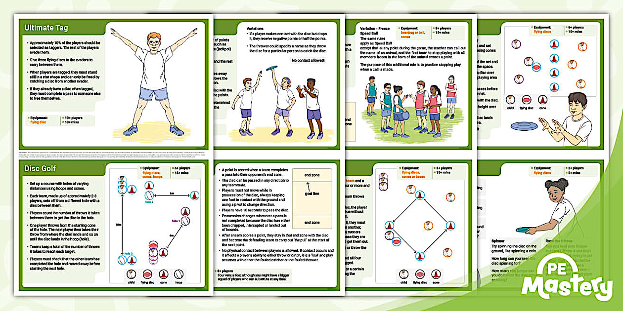 Ultimate Frisbee Training | Ultimate Frisbee Exercises | PE