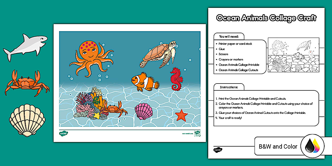 Ocean Craft Preschool | Resource | Twinkl USA