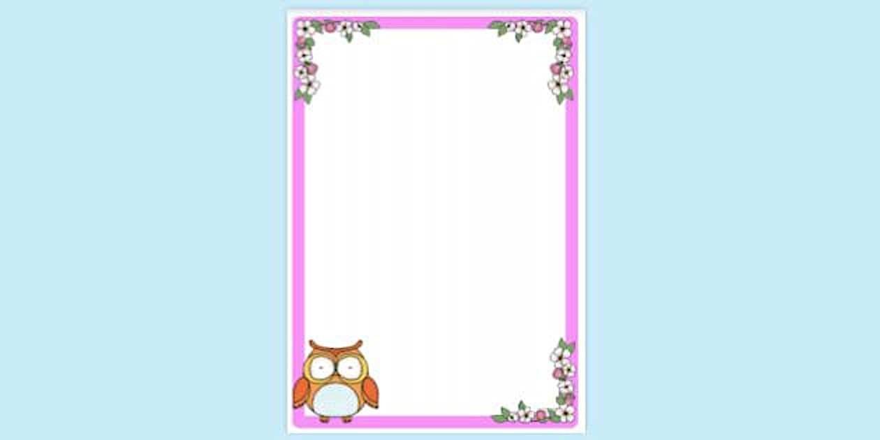 Cute Page Border | Save time planning with Twinkl - Twinkl