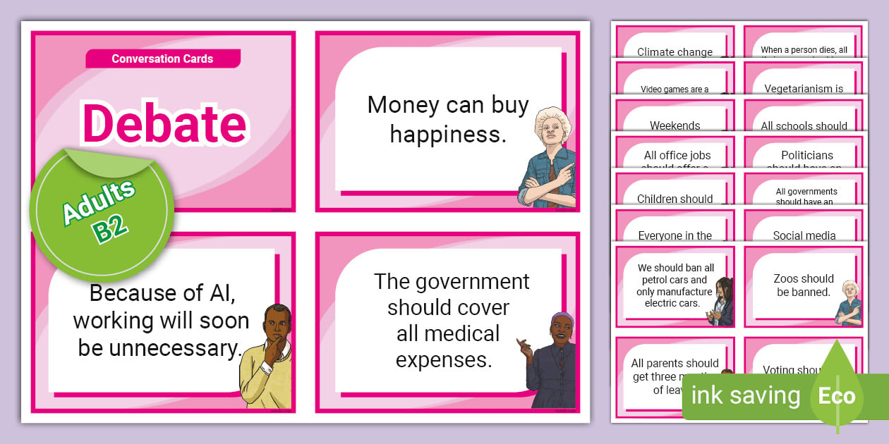 ESL Business English Conversation Starters: Quick Debates