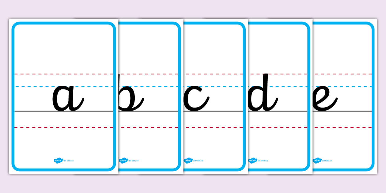 Cursive Display Posters - Primary Resources (teacher made)