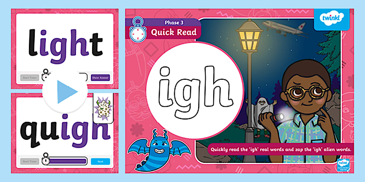 Phase 3 Quick Read igh PowerPoint (teacher made) - Twinkl