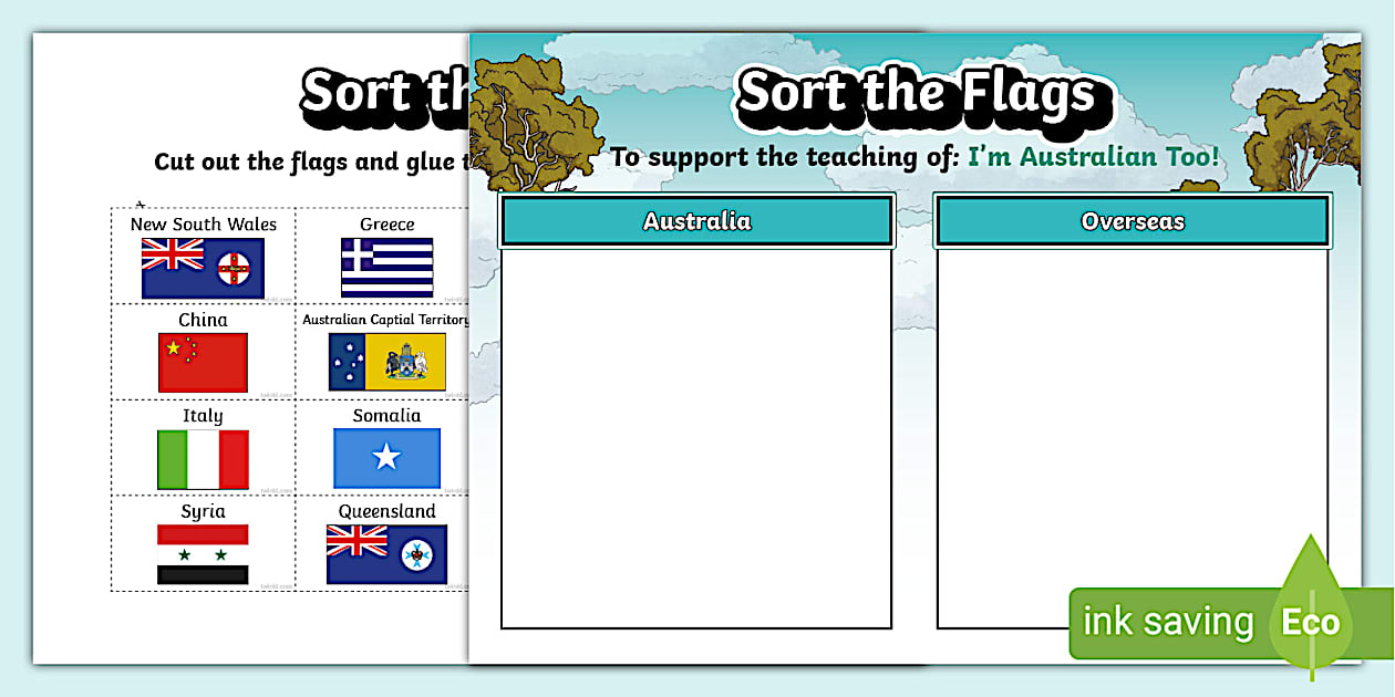 ‘I’m Australian Too’ Flag Activity | Years 3-4 | Twinkl