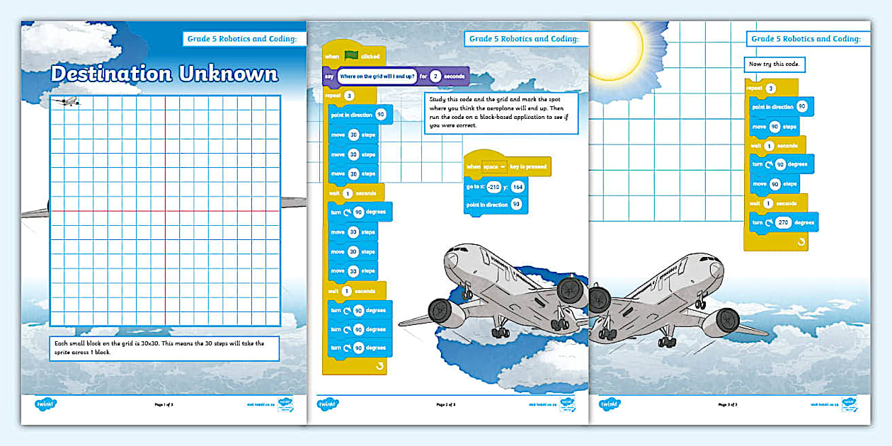 Robotics and Coding Block-based Coding -Destination Unknown.