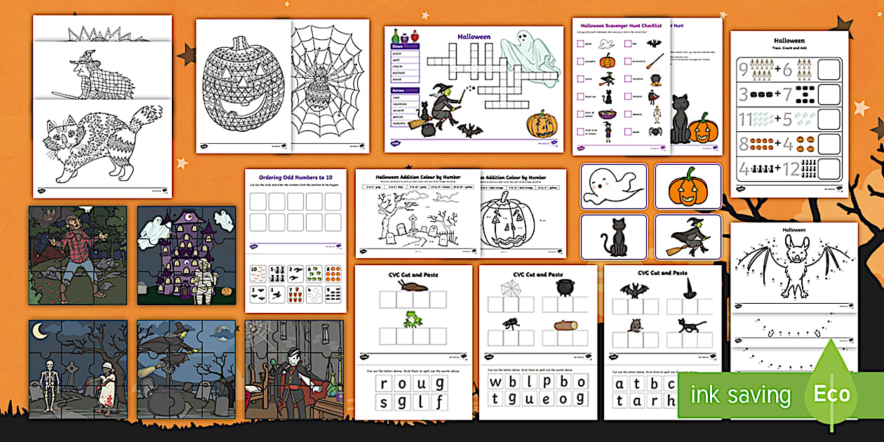 Games for Halloween Party – Activity Pack (teacher made)