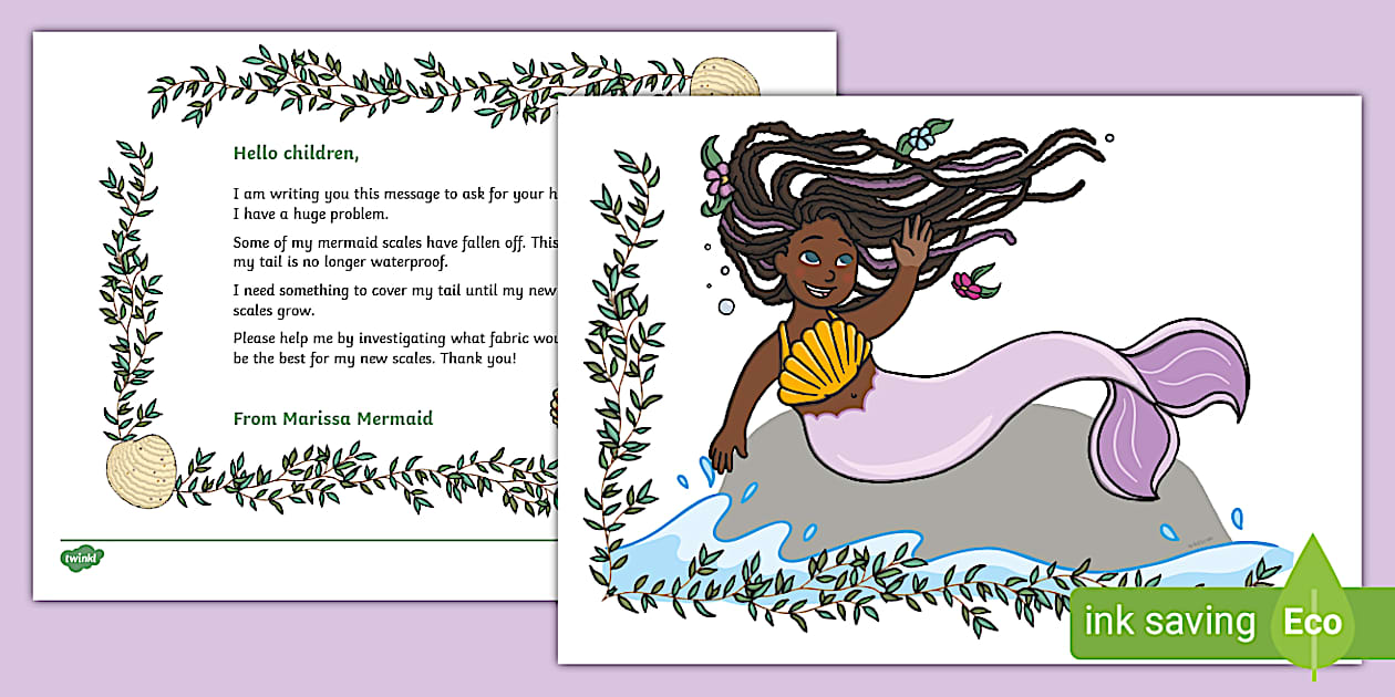 Mermaid Materials Waterproof Investigation (Teacher-Made)