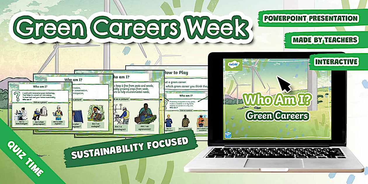 Green Careers Week KS2 Who Am I? Game