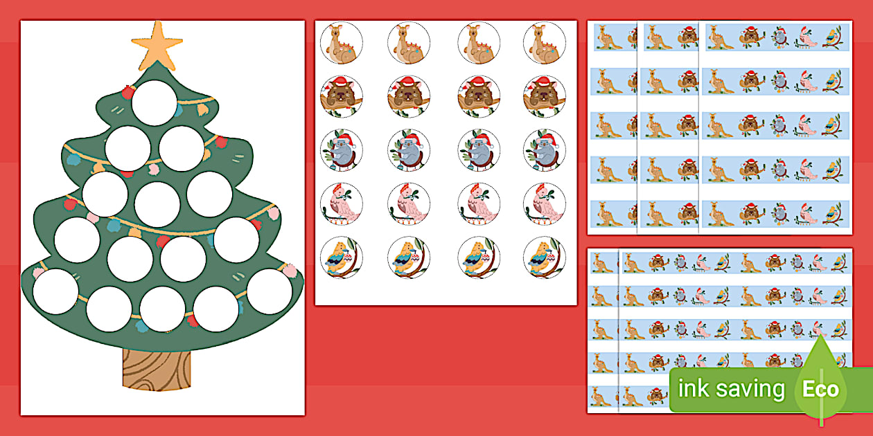 Aussie Christmas Reward Display