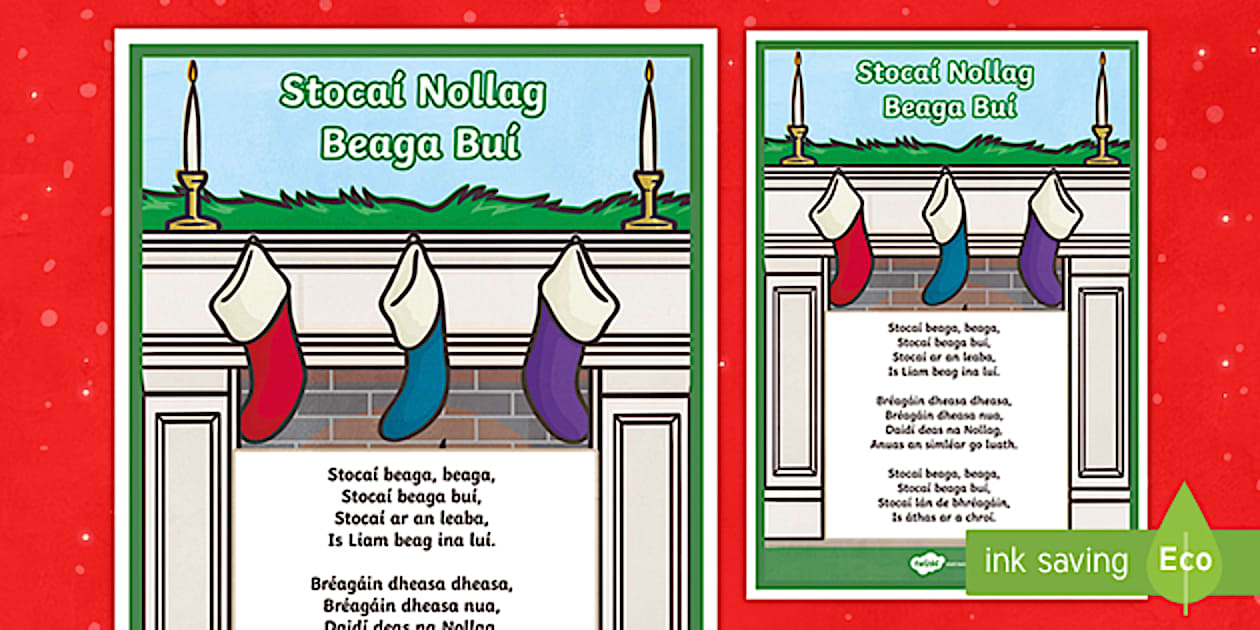 Stocaí Beaga Buí Display Poster (teacher made) - Twinkl