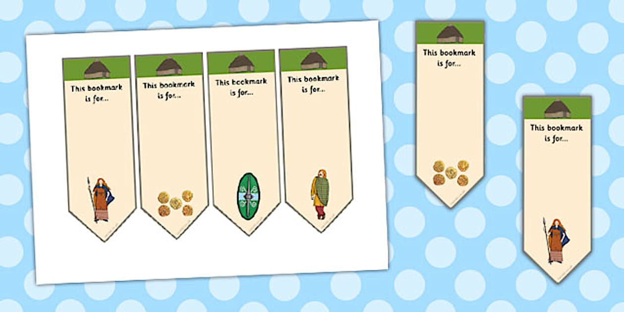 Editable Iron Age Bookmarks (teacher made) - Twinkl