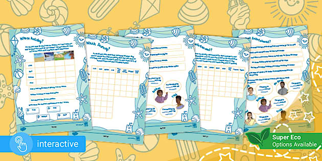 Summer Logic Puzzles | Parents Resources Age 7-11 - Twinkl