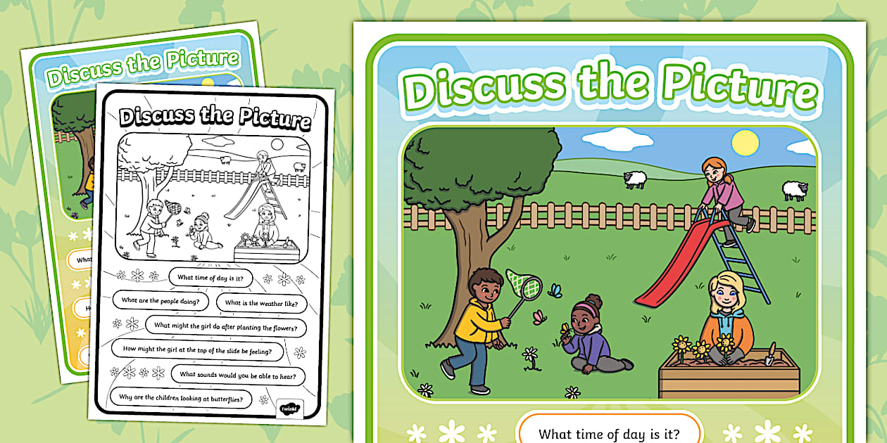 Discuss the Spring Scene Picture Prompt - Twinkl