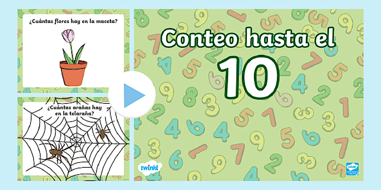 PowerPoint: Contar objetos hasta el 10 (Teacher-Made)