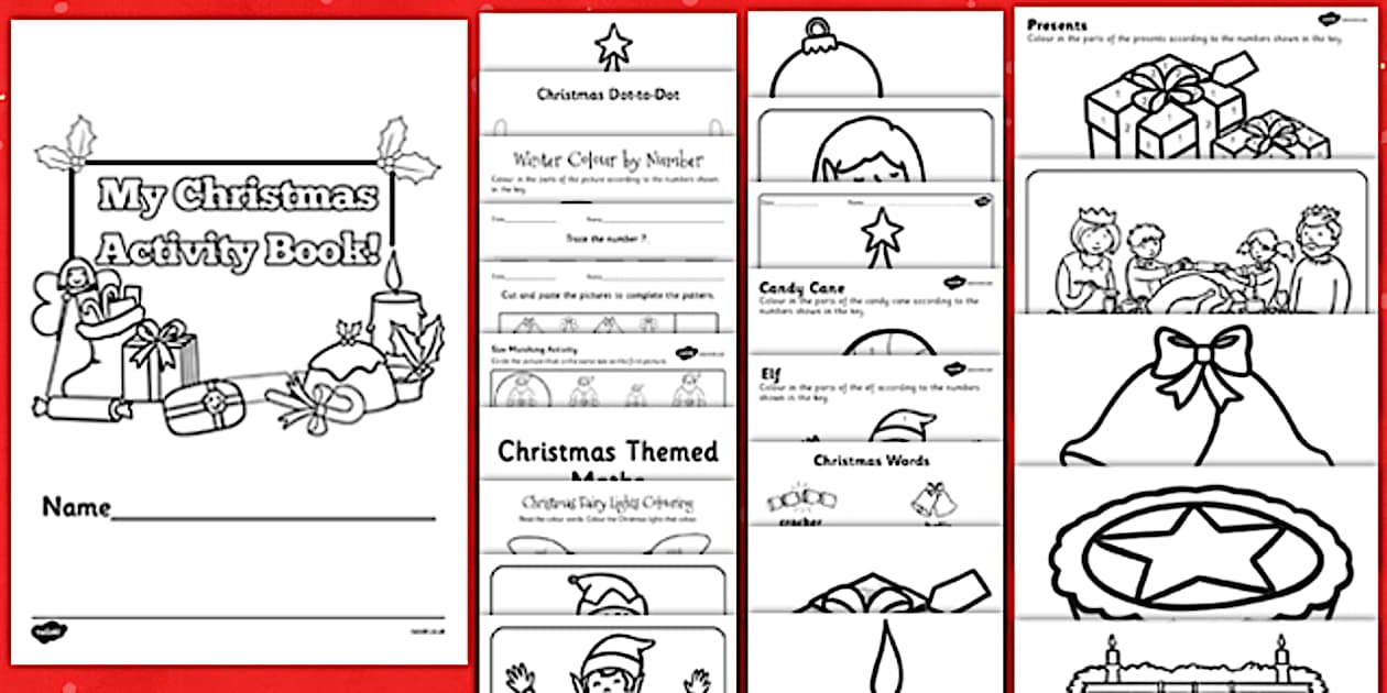 Christmas Activity Photocopy Pack (teacher made) - Twinkl