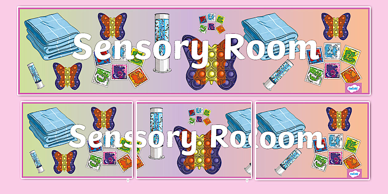 Sensory Room Display Banner (teacher made) - Twinkl