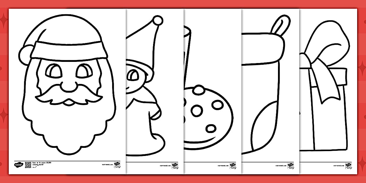 My First Christmas Eve Colouring Pack Twinkl (Teacher-Made)