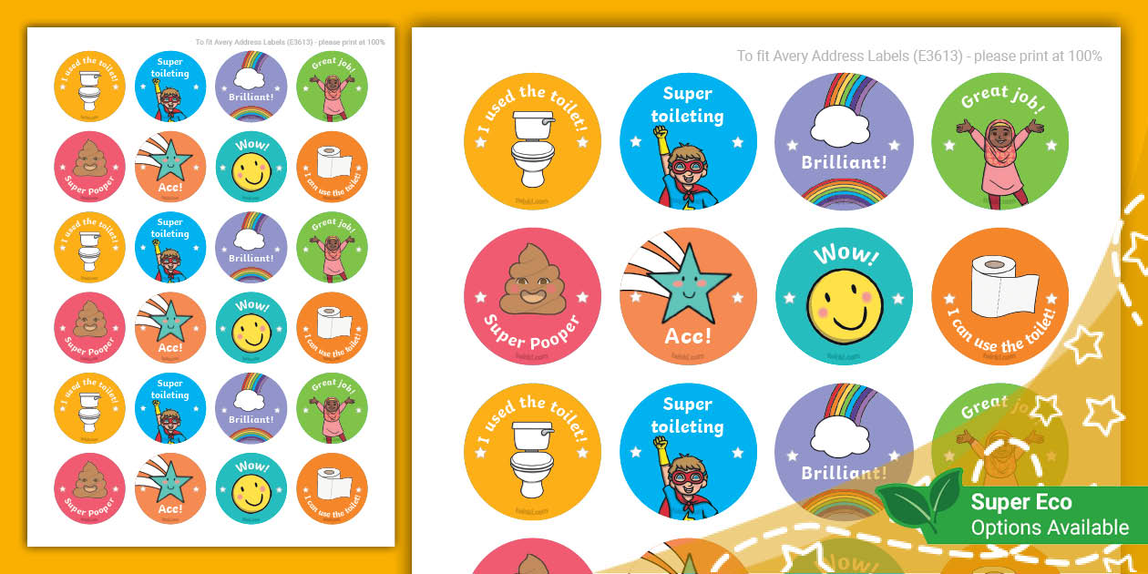 Toilet Training Stickers