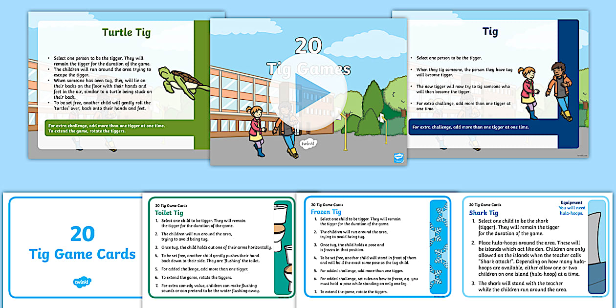 CfE 20 Tig Games PowerPoint Pack (teacher made) - Twinkl