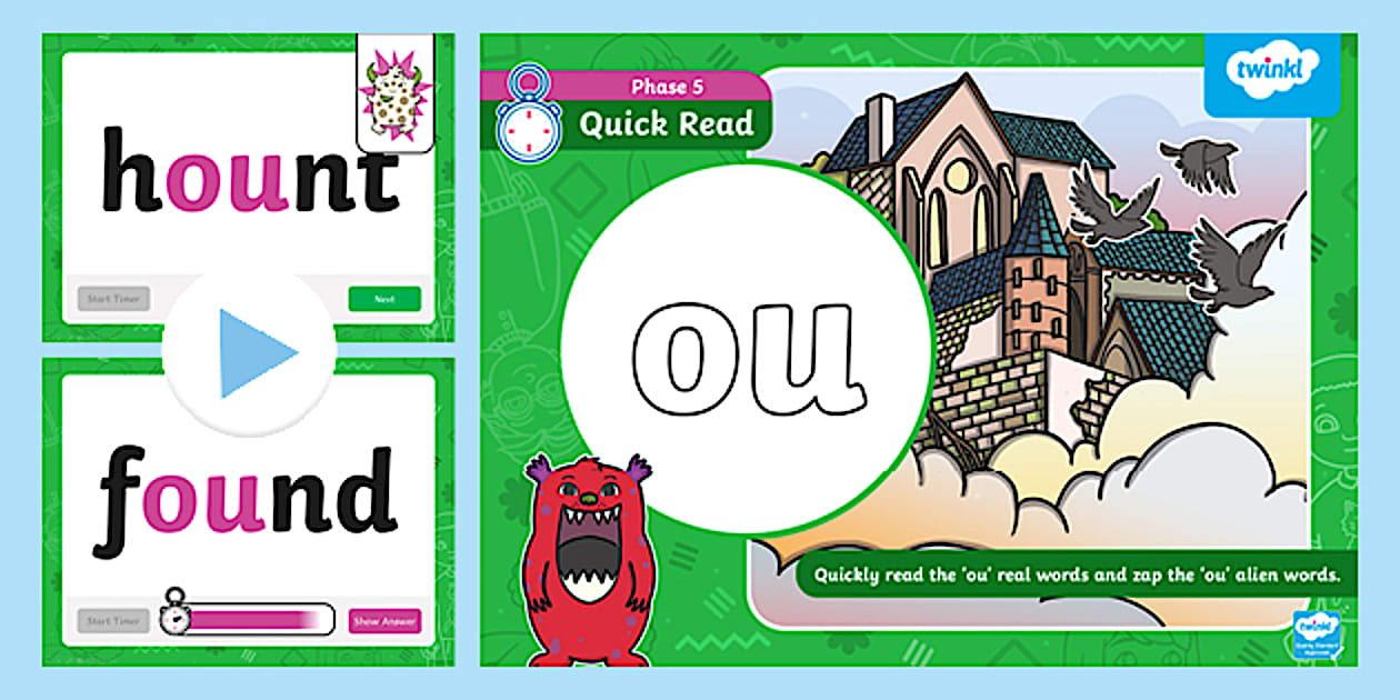 Phase 5 Quick Read ou PowerPoint (teacher made) - Twinkl