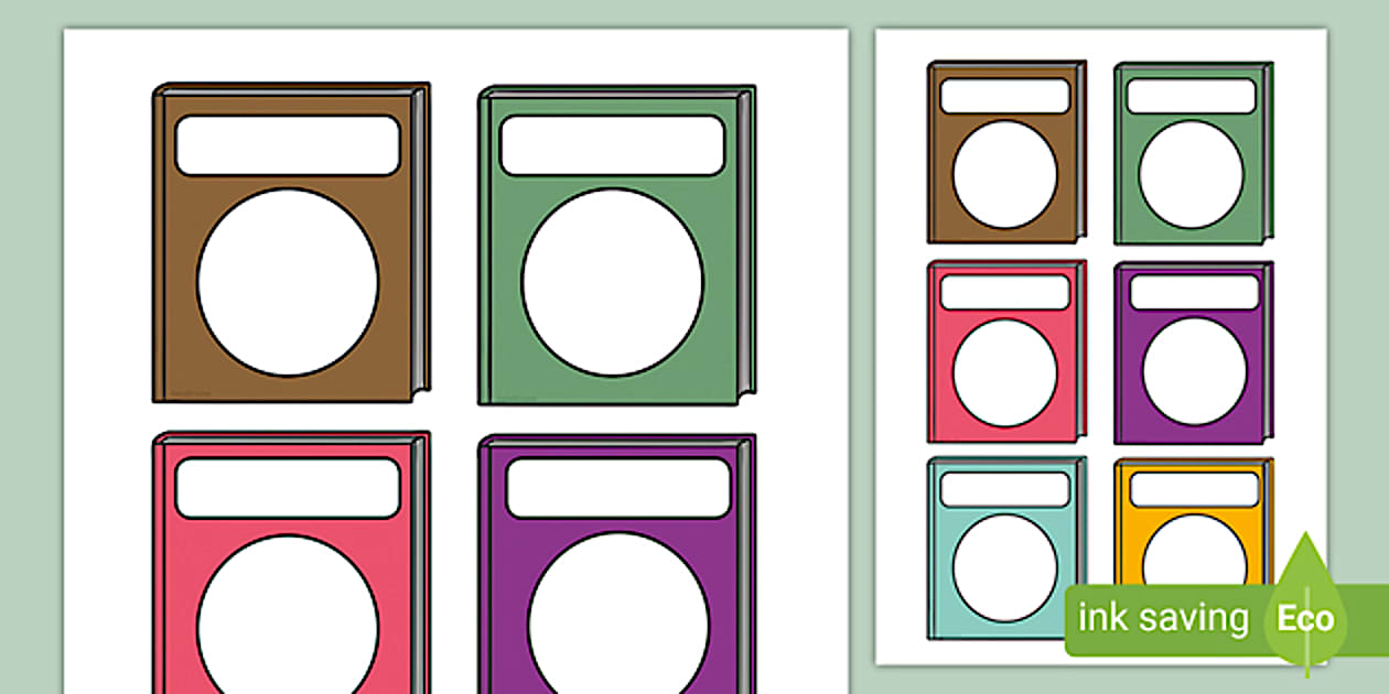 Books Face Cut-Outs (teacher made) - Twinkl