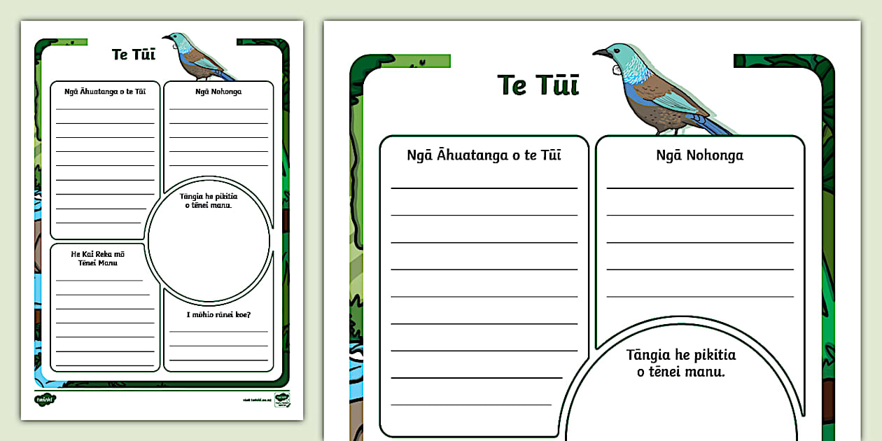 Te Tūī - He Tuhinga Pūrongo