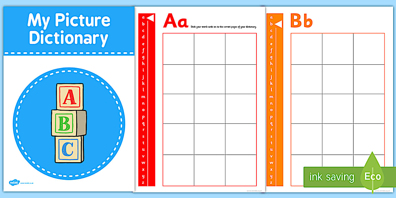 The Wizard of Oz Picture Dictionary Word Cards