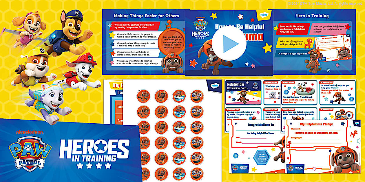 FREE! - PAW Patrol: How to Be Helpful like Zuma Activity Pack