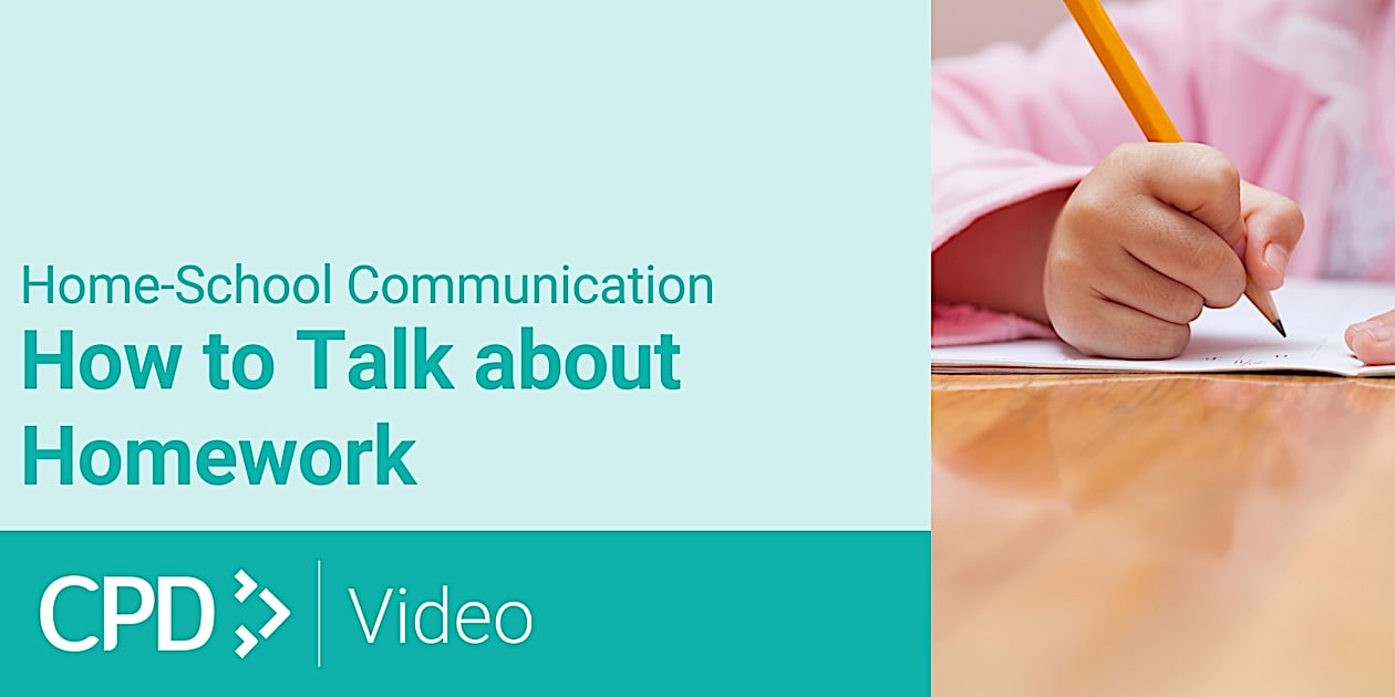 How to Talk About Homework: Home-School Communication