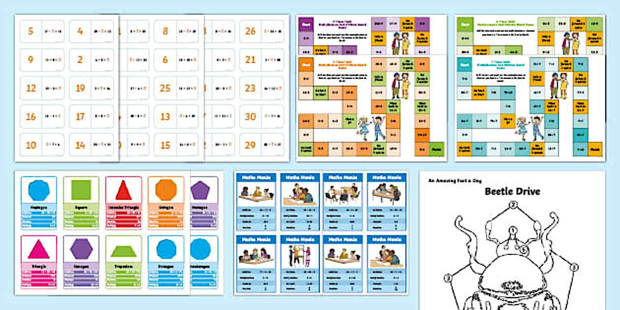 Engaging Maths Activities Year 3-6 (teacher made) - Twinkl