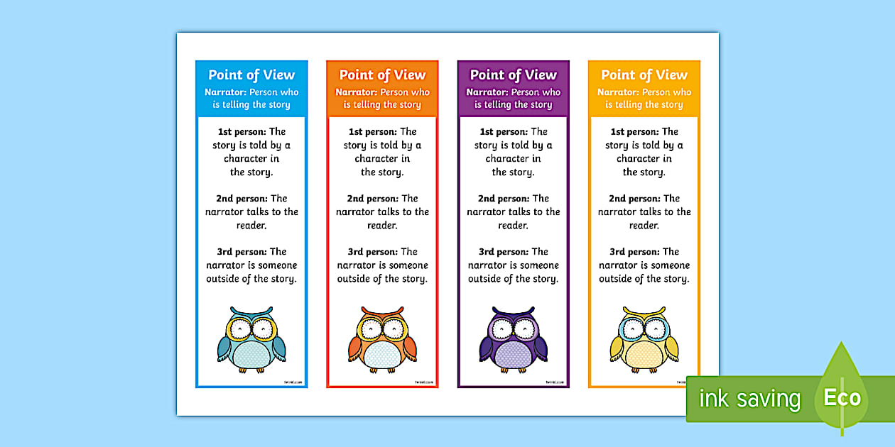 Point of View Bookmarks (Teacher-Made) - Twinkl