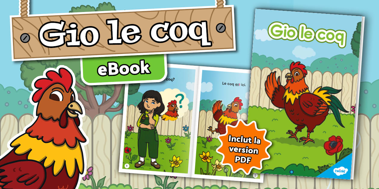 French Emergent Reader eBook - Gio le Coq