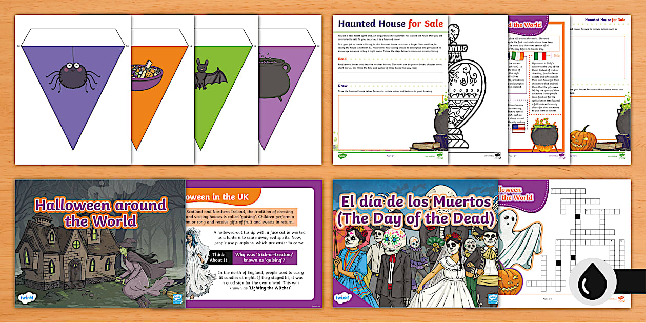 Halloween Celebration Pack Intermediate/Junior - Twinkl