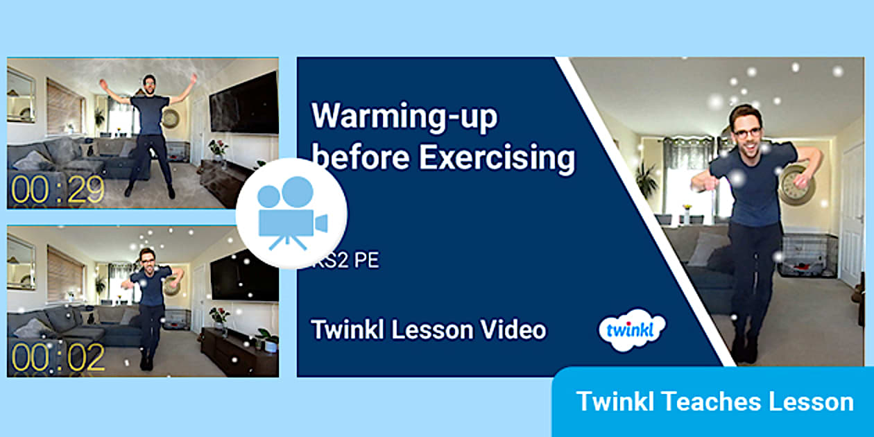 KS2 (Ages 7-11) PE: Warm-up Video Lesson (teacher made)