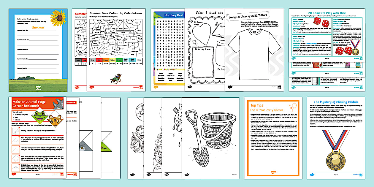 Top 10 KS2 End of Term Activities & Games (teacher made)