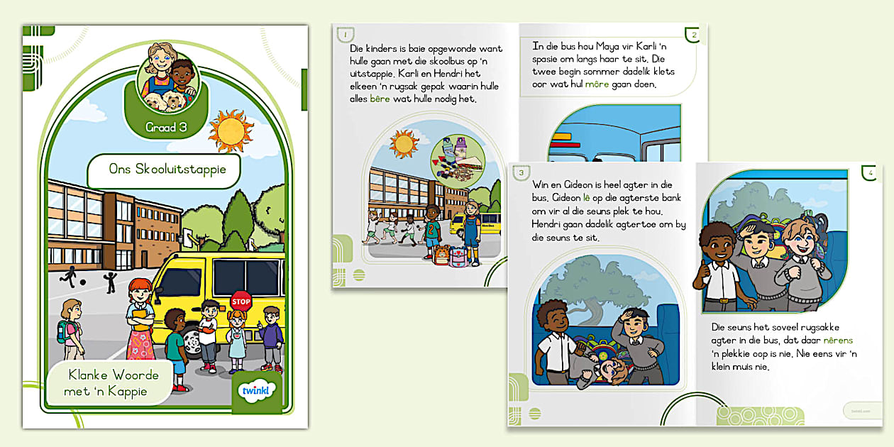 Graad 3 e-Boek - Kappie - Skooluitstappie - Twinkl