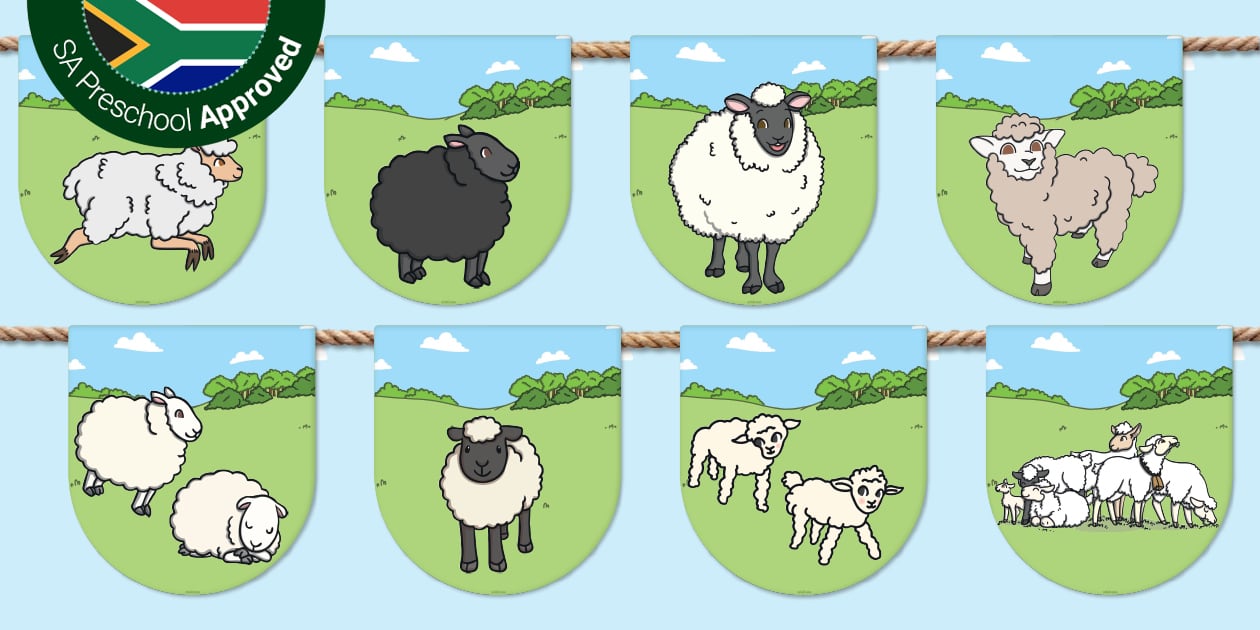Sheep Display Bunting (Teacher-Made) - Twinkl