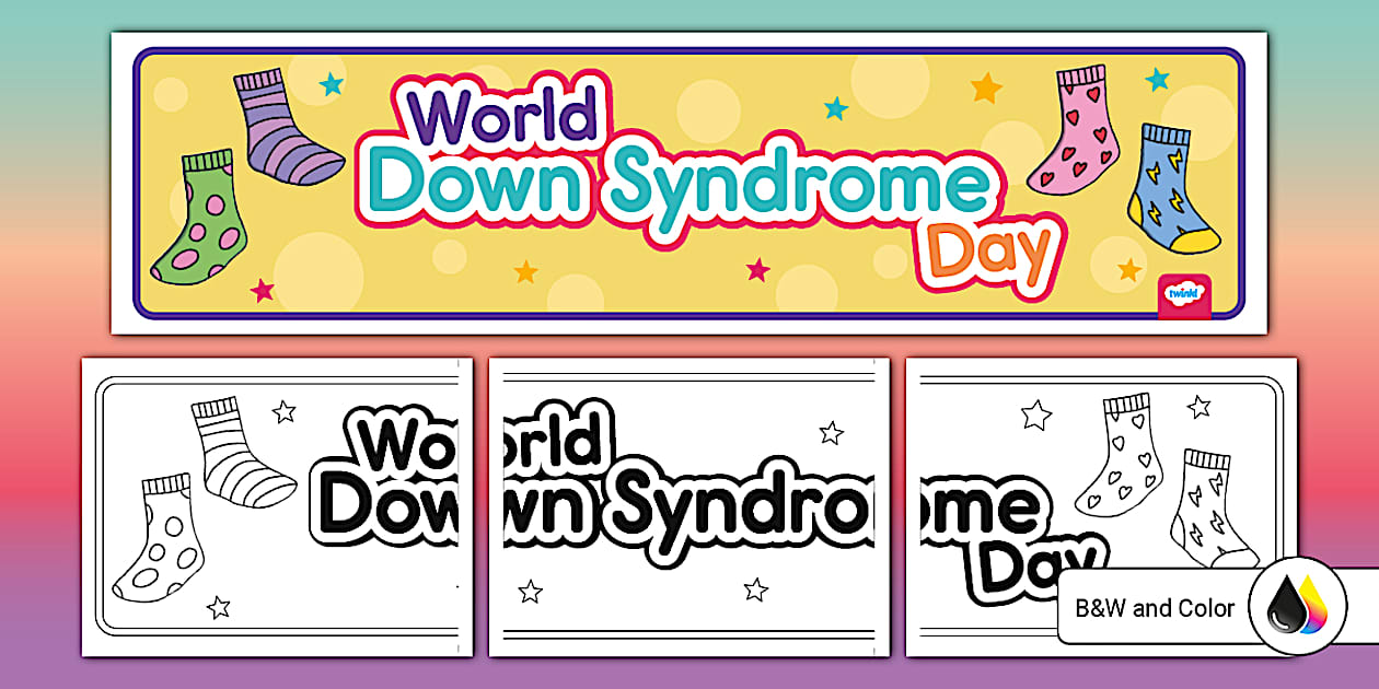 World Down Syndrome Day Banner (Teacher-Made) - Twinkl