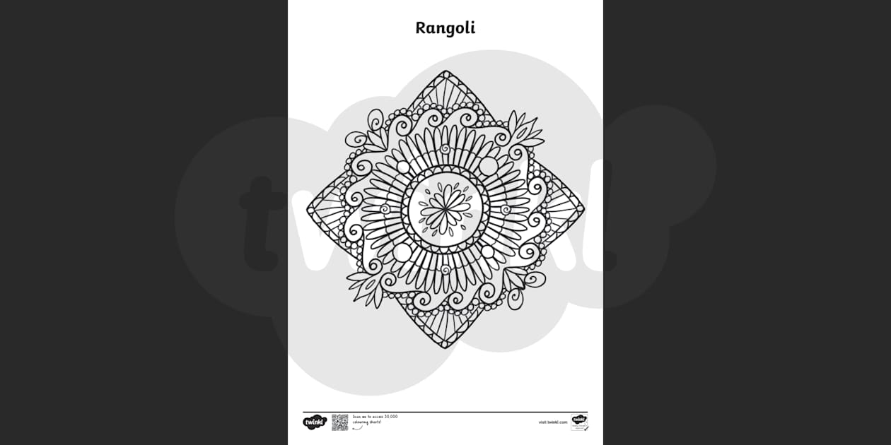 diwali patterns printable