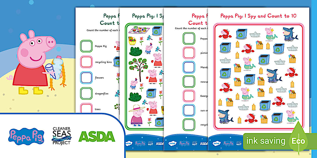 FREE! - 👉 Peppa Pig Count with Peppa | Maths Activity | Twinkl