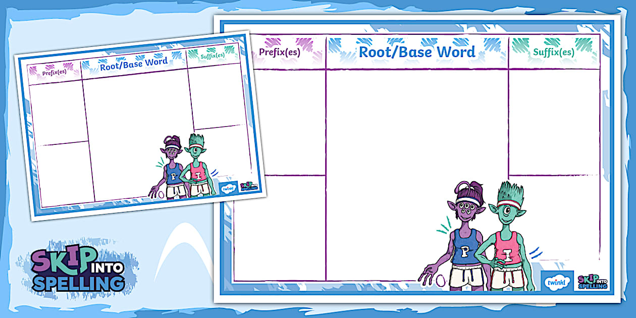 Skip into Spelling Word Matrix Activity Mat (teacher made)